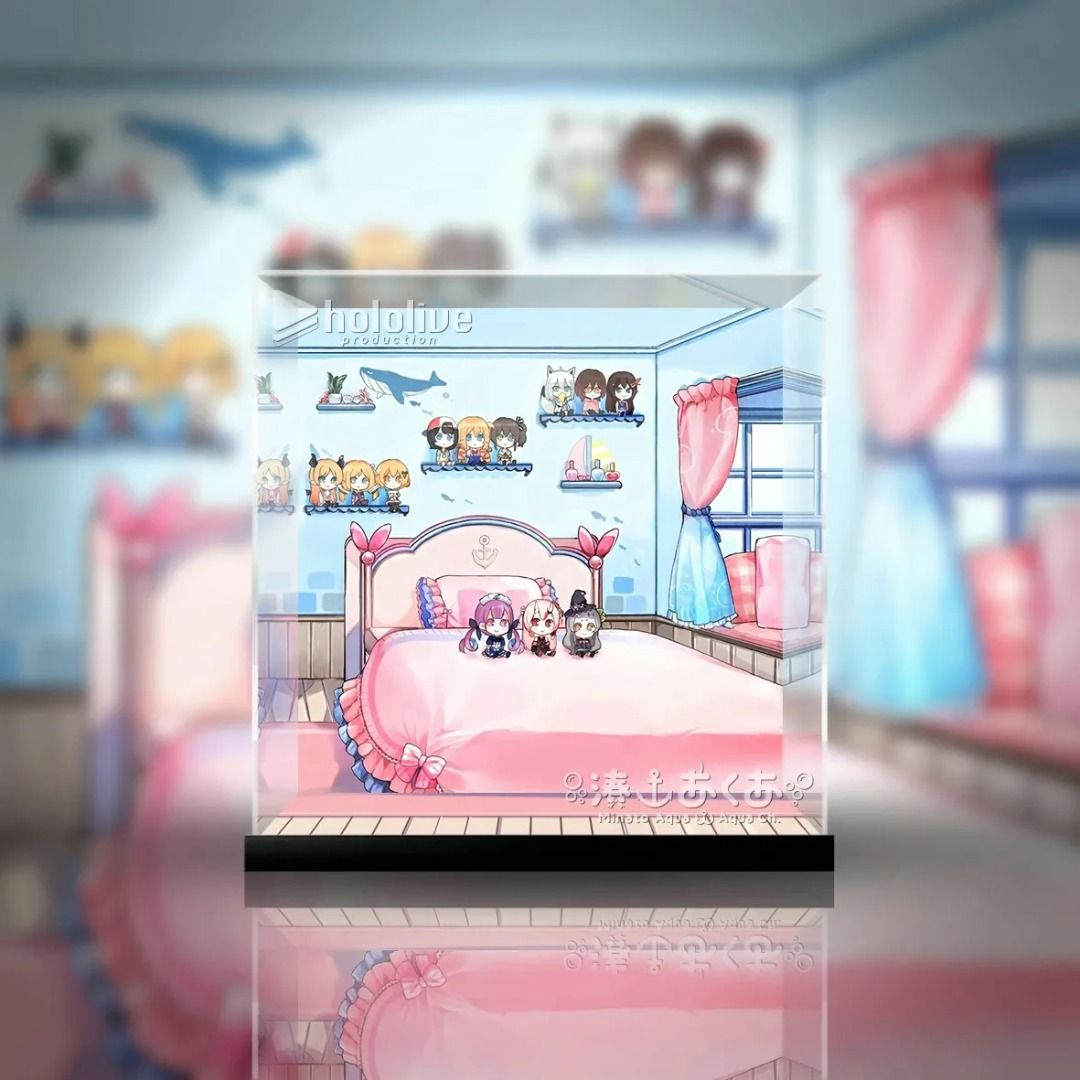 【AOWOBOX】Good Smile 黏土人 1663 Hololive 湊阿庫婭 手辦 高透主題展示盒 展示箱 display box 亞加力 模型盒 亞加力展示盒 燈, 興趣及遊戲 ...