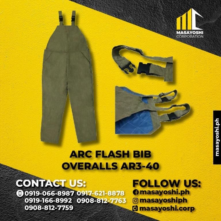 Arc Flash Bib Overalls AR3-40 | Bib | Arch Flash Suit | Safety Suit ...