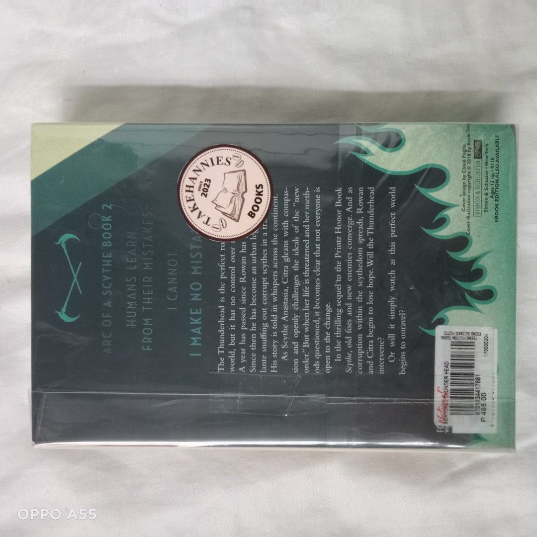 Arc of Scythe Book 2 Thunderhead, Hobbies & Toys, Books & Magazines ...