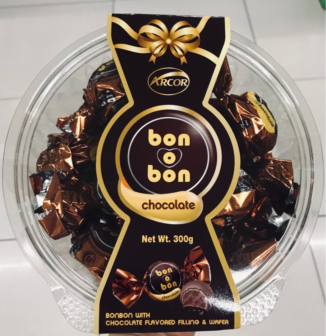 Arcor Bon O Bon Chocolate 300g Bonbon with Chocolate Flavored Filling ...