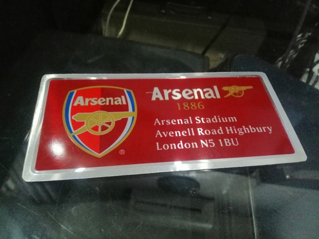 ARSENAL METAL STICKER EMBLEM, Hobbies & Toys, Collectibles ...