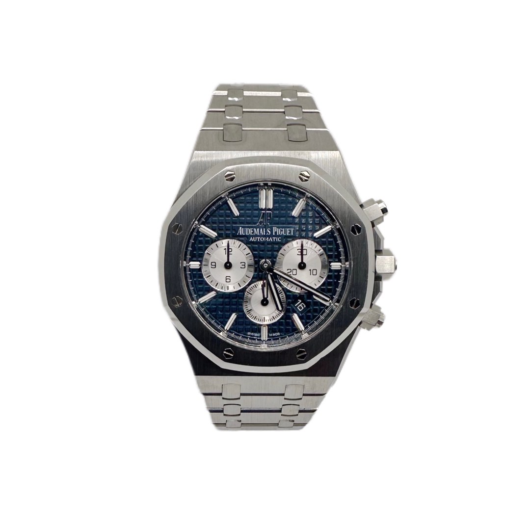 Audemars Piguet Royal Oak Chronograph Blue Chrono 26331ST 26331, Luxury ...