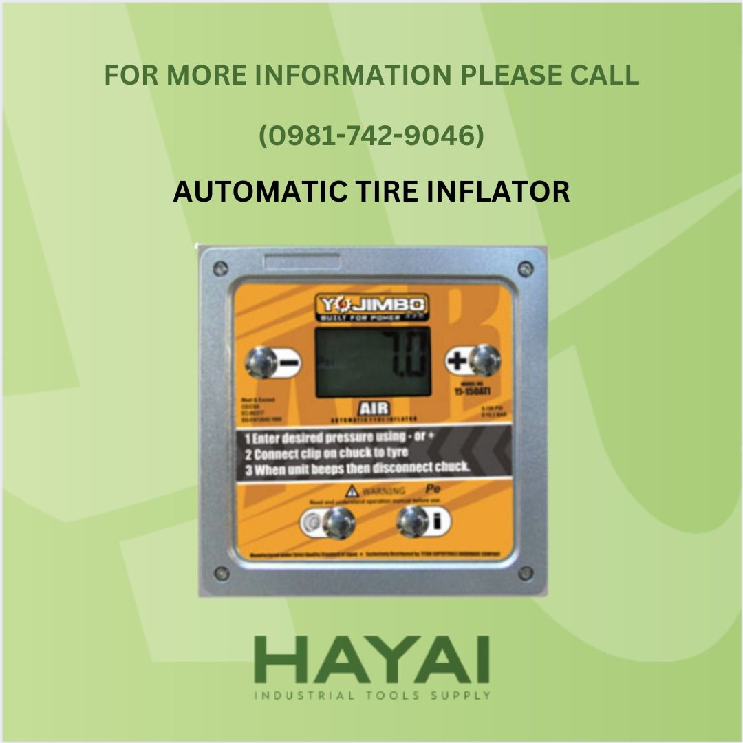 AUTOMATIC TIRE INFLATOR, Commercial & Industrial, Construction Tools ...