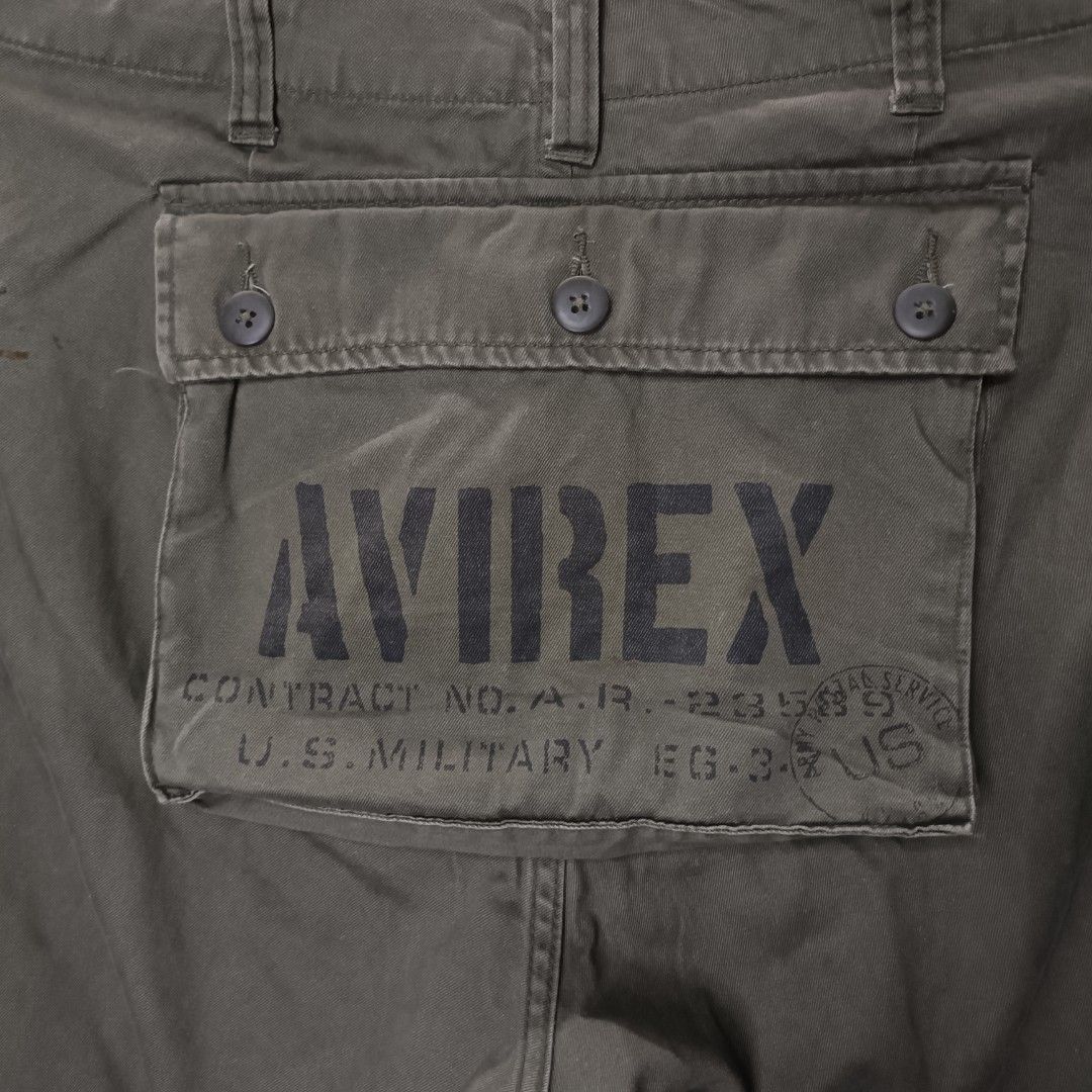 AVIREX CARGO PANTS, Men's Fashion, Bottoms, Jeans on Carousell