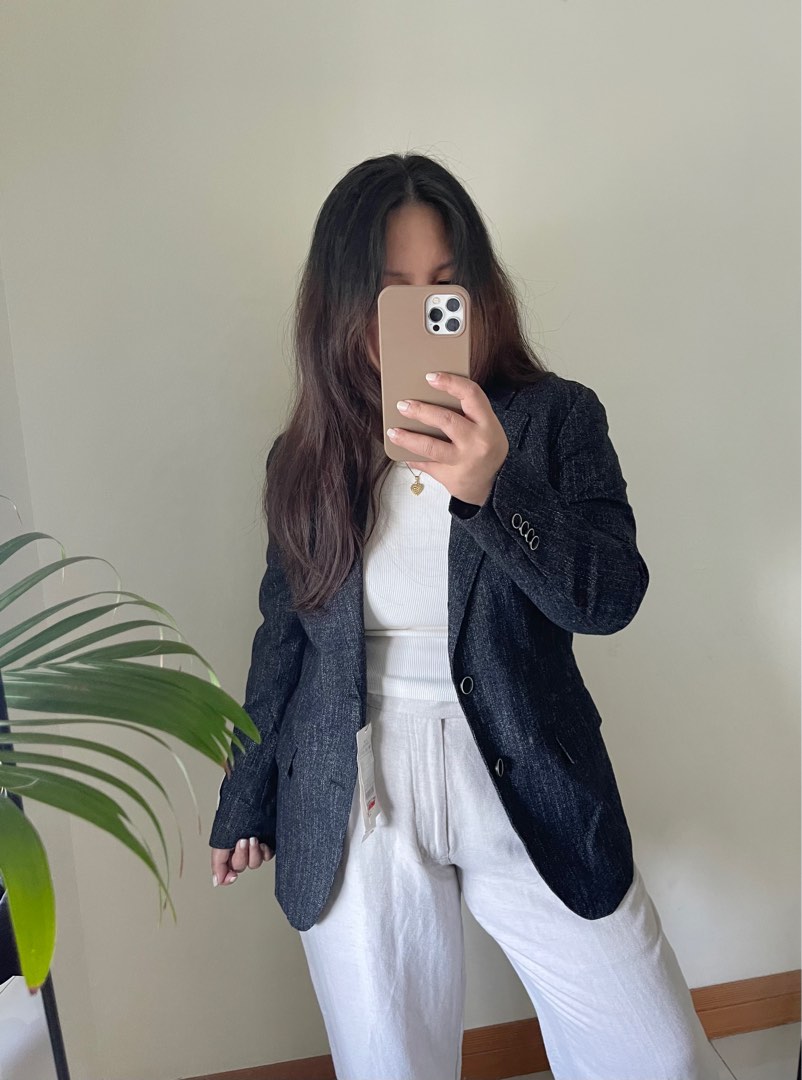 B71 - Heather Blazer, Women's Fashion, Coats, Jackets and Outerwear on ...