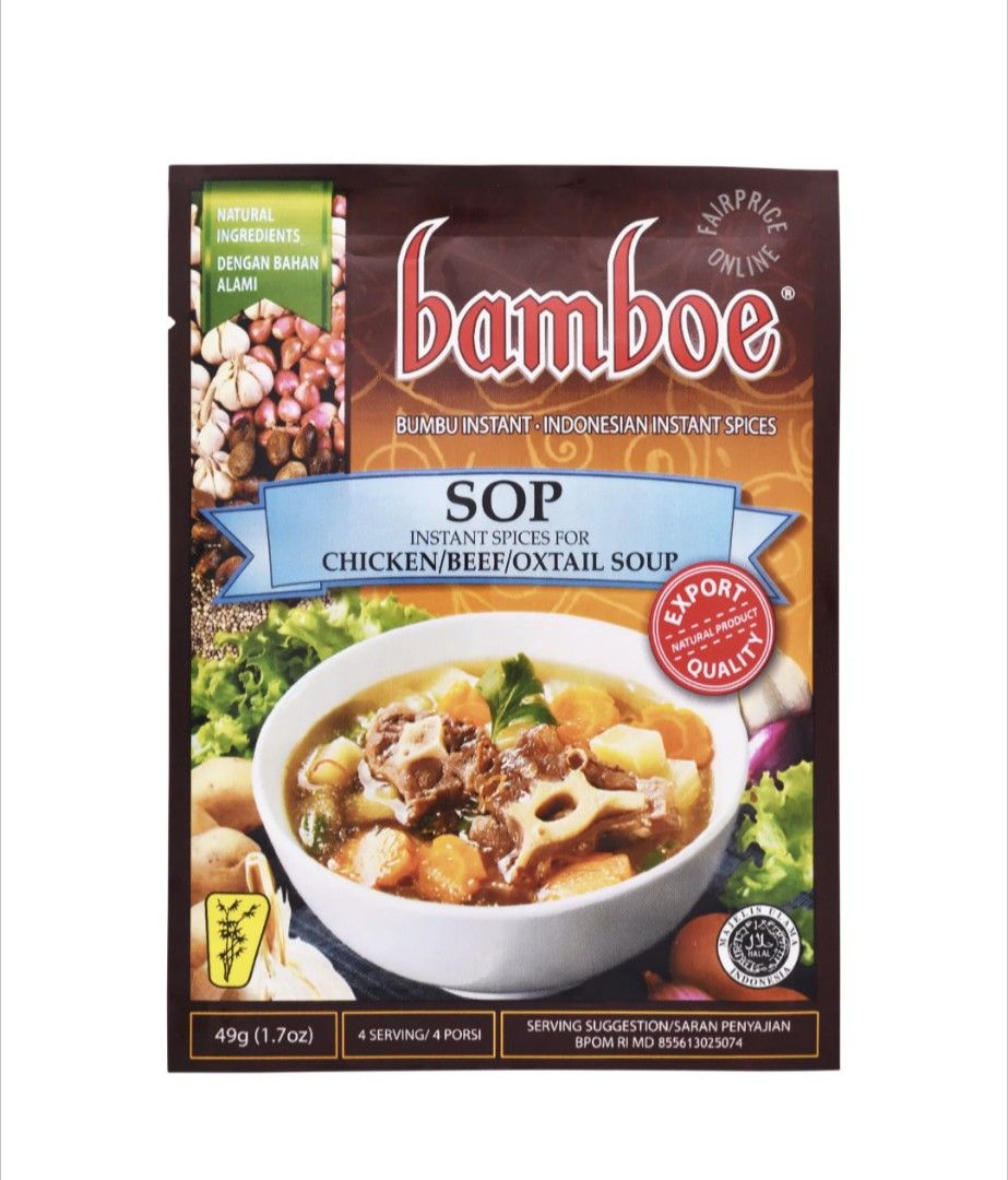 Bamboe instant spice cooking spices seasonings Indian cooking spices ...