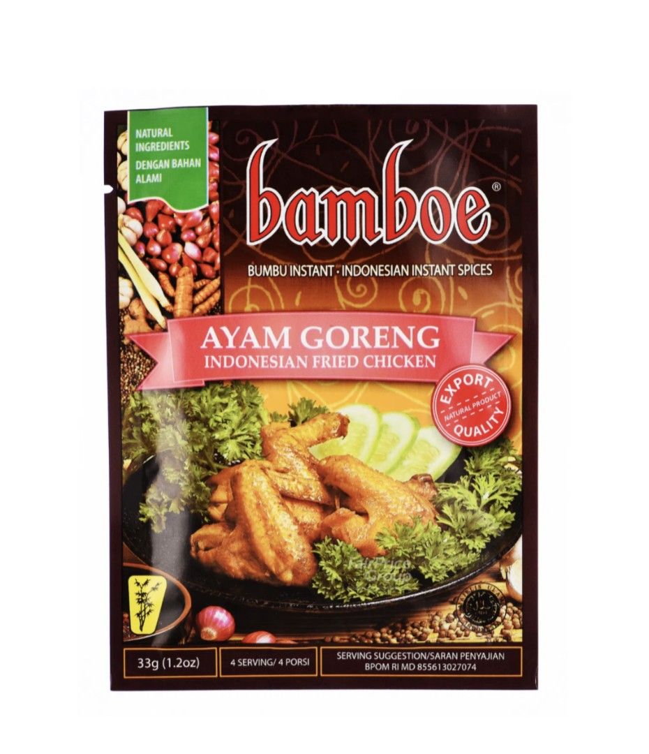 Bamboe instant spice cooking spices seasonings Indian cooking spices ...