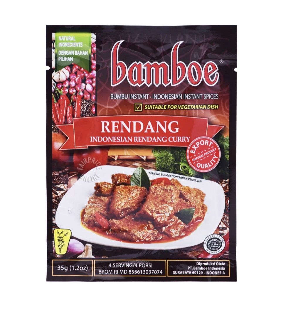 Bamboe instant spice cooking spices seasonings Indian cooking spices ...