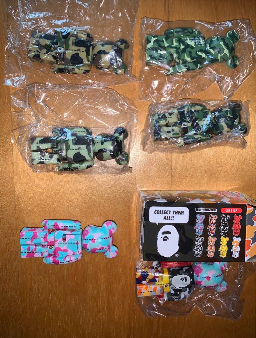 Bearbrick Bape Bear Brick Be@rbrick Rare Camo Pattern, Hobbies & Toys ...