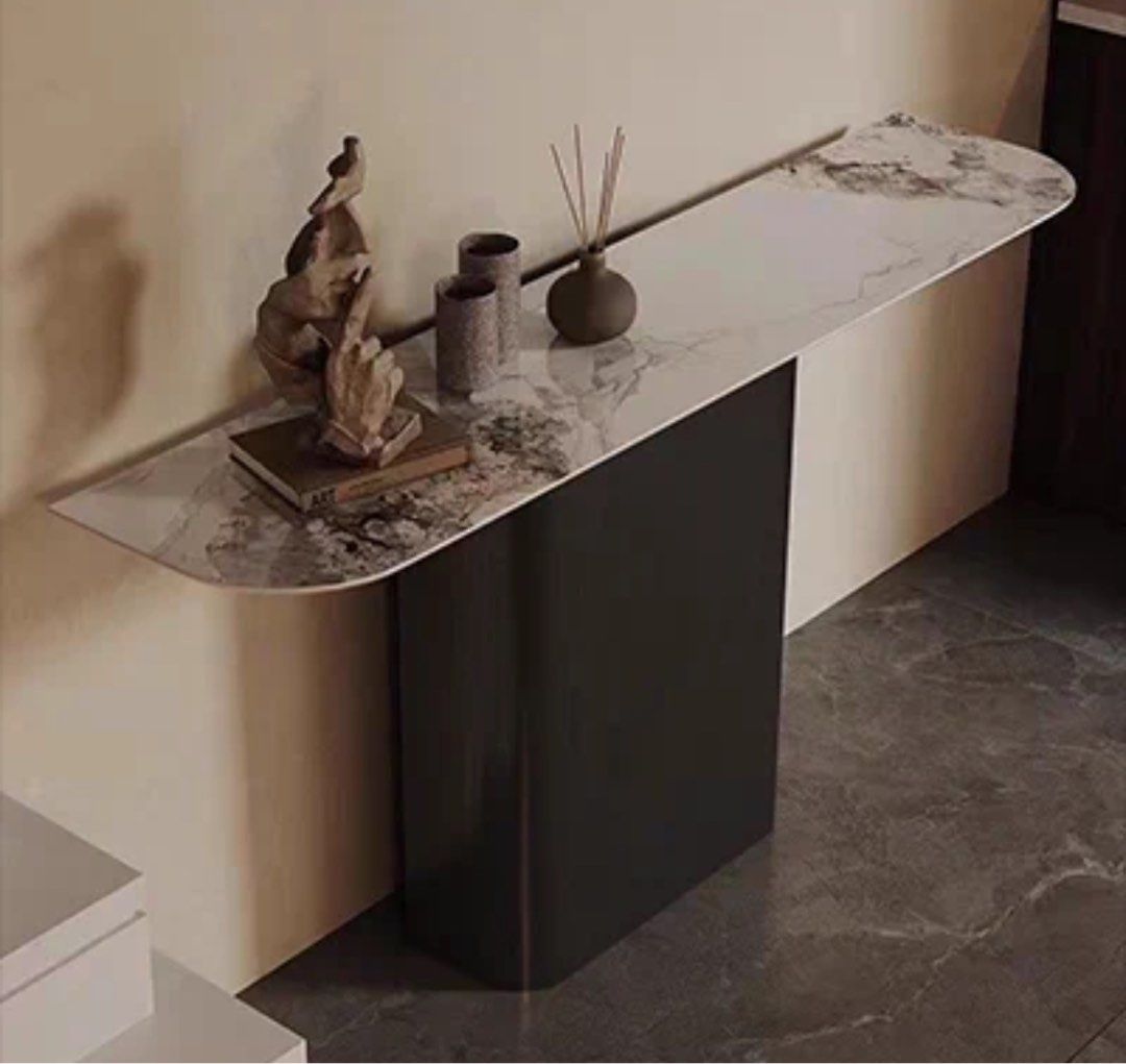 BEL Modern Sintered Stone Console Table, Furniture & Home Living ...