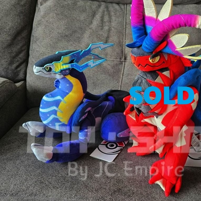 BN Pokemon Center Singapore Miraidon Plushes, Hobbies & Toys, Toys ...