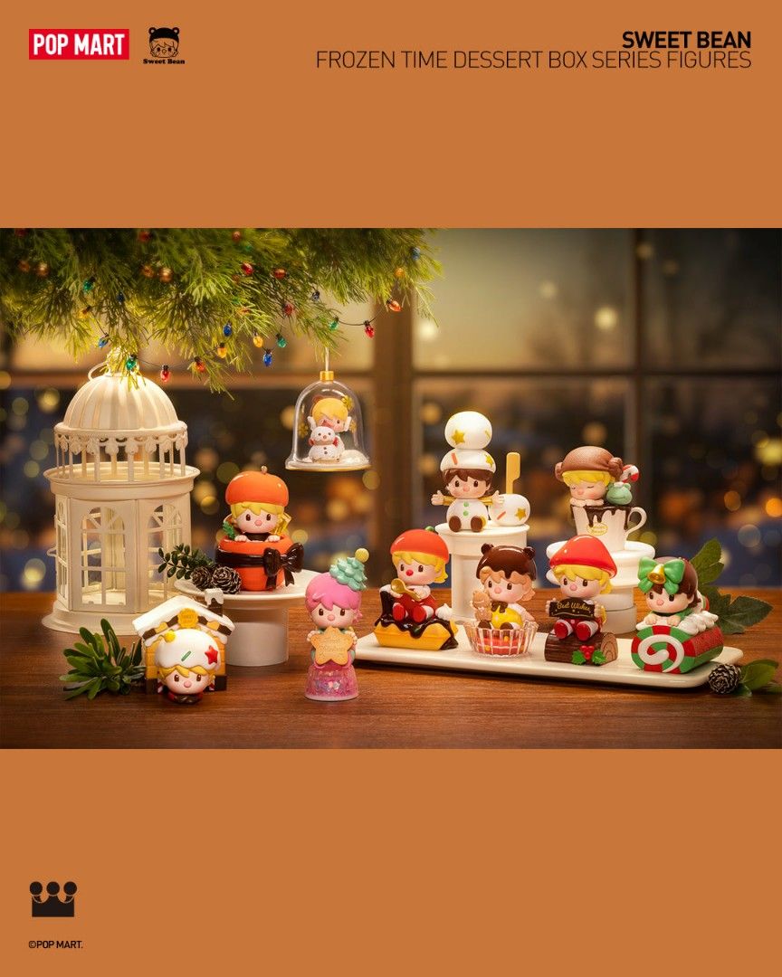 [BRAND NEW! POPMART] POPMART SWEET BEAN FROZEN TIME DESSERT BOX SERIES ...