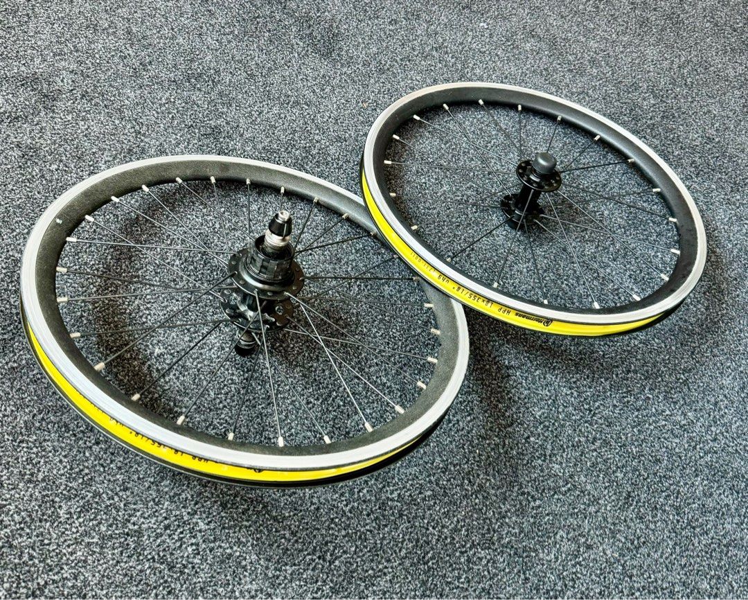 Brompton T Line Superlight 4 speed Wheelset (Presta), Sports Equipment ...