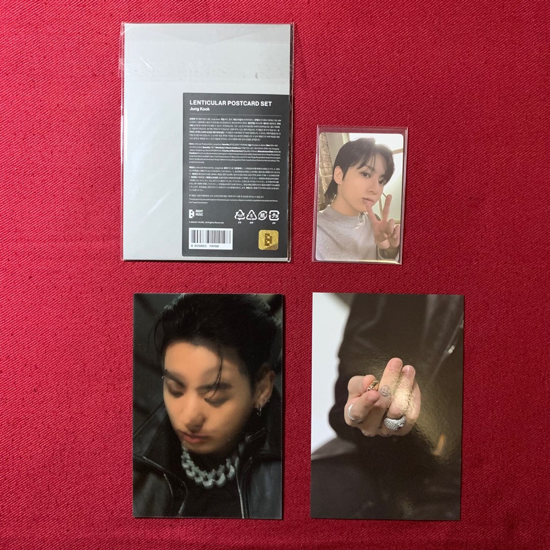 BTS JUNGKOOK 2022 BTS EXHIBITION PROOF LENTICULAR POSTCARD SET, Hobbies & Toys, Memorabilia ...