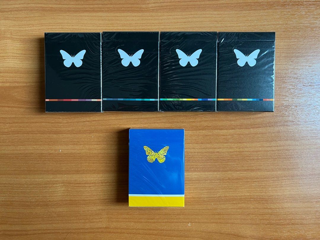 Butterfly Poker Playing Cards Decks by Ondrej Psenicka, Hobbies & Toys ...