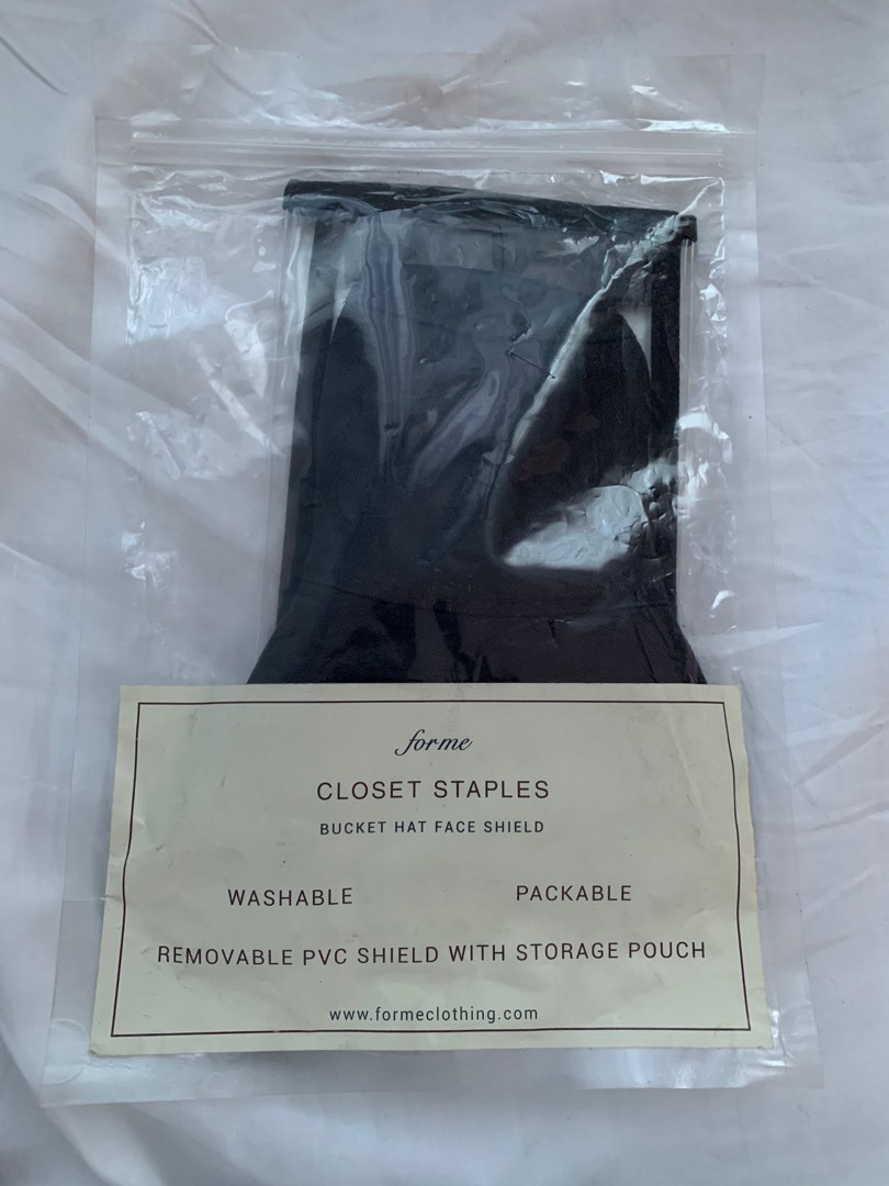 Buyer Freebie BNEW Forme Bucket hat face shield, Women's Fashion ...