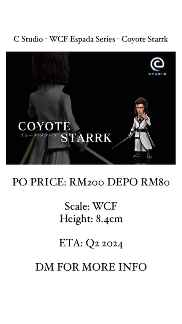 C Studio - WCF Espada Series - Coyote Starrk, Hobbies & Toys, Toys & Games on Carousell