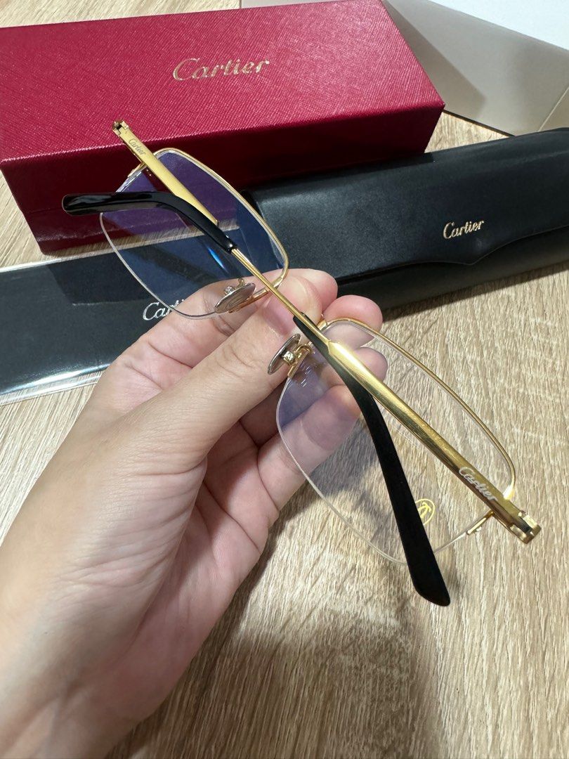 Cartier glasses frame, Men's Fashion, Watches & Accessories, Sunglasses ...
