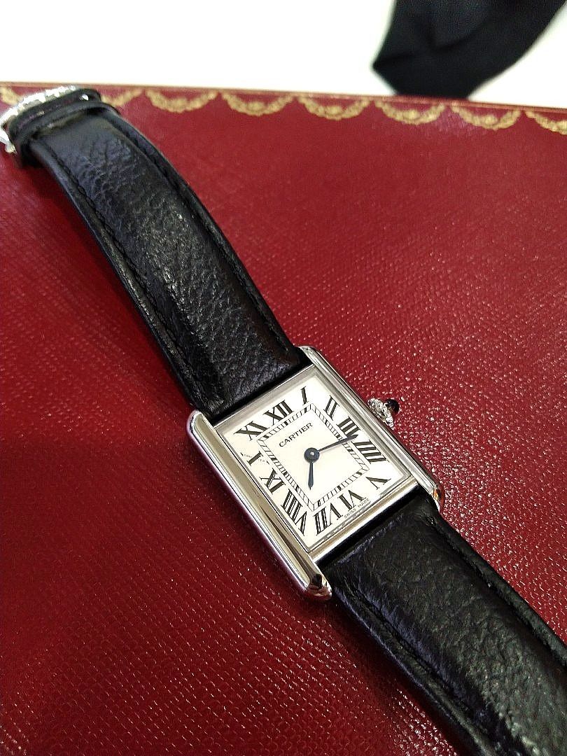 Cartier Tank Must Small, Luxury, Watches on Carousell