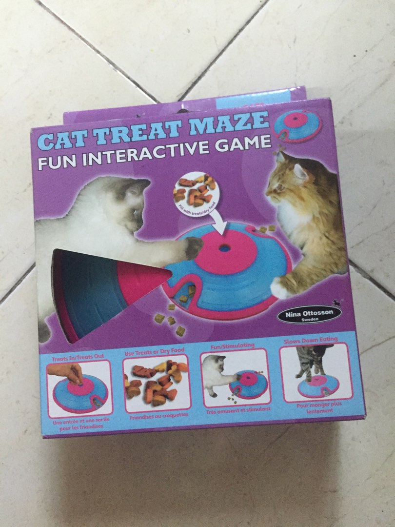 Cat treat maze (food pallet), Pet Supplies, Homes & Other Pet ...