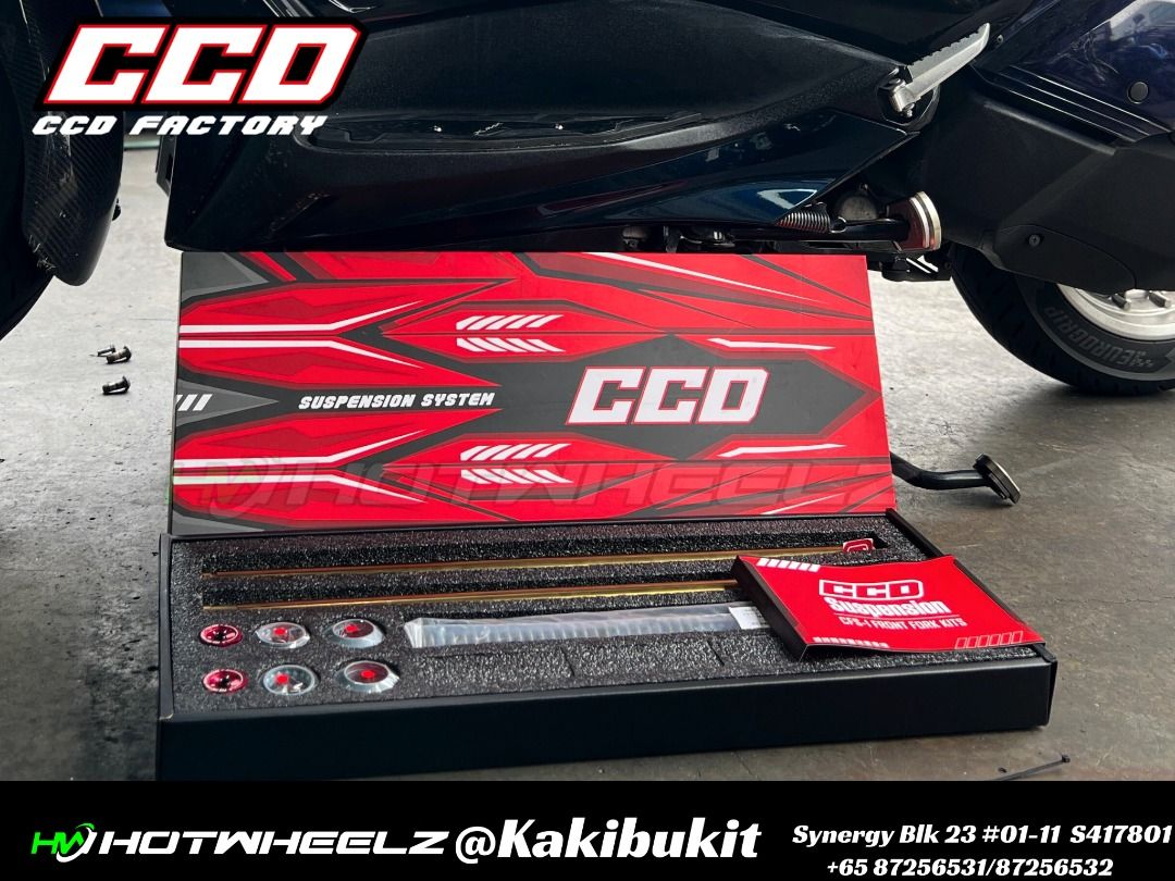 CCD FORK UPGRADE KIT-YAMAHA XMAX 300, Motorcycles, Motorcycle ...