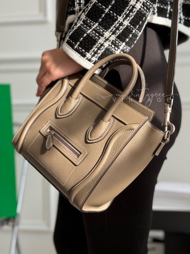 Celine nano luggage, Luxury, Bags & Wallets on Carousell