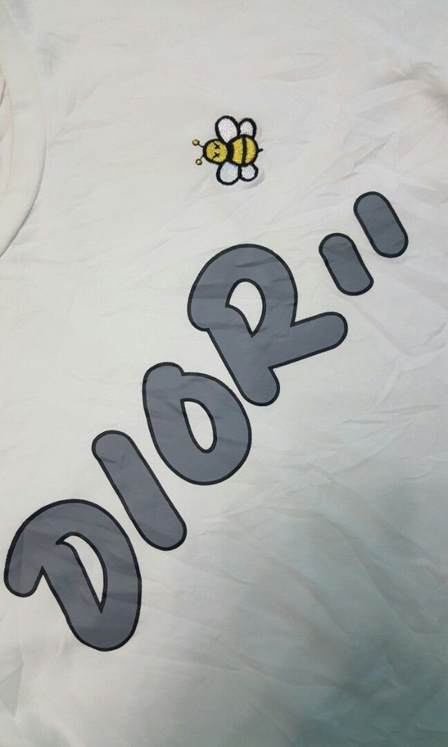 Christian Dior Homme Bee Logo Blouse, Luxury, Apparel on Carousell