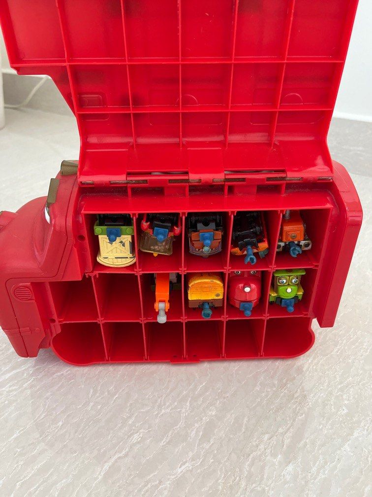 Chuggington train box with trains, Hobbies & Toys, Toys & Games on ...