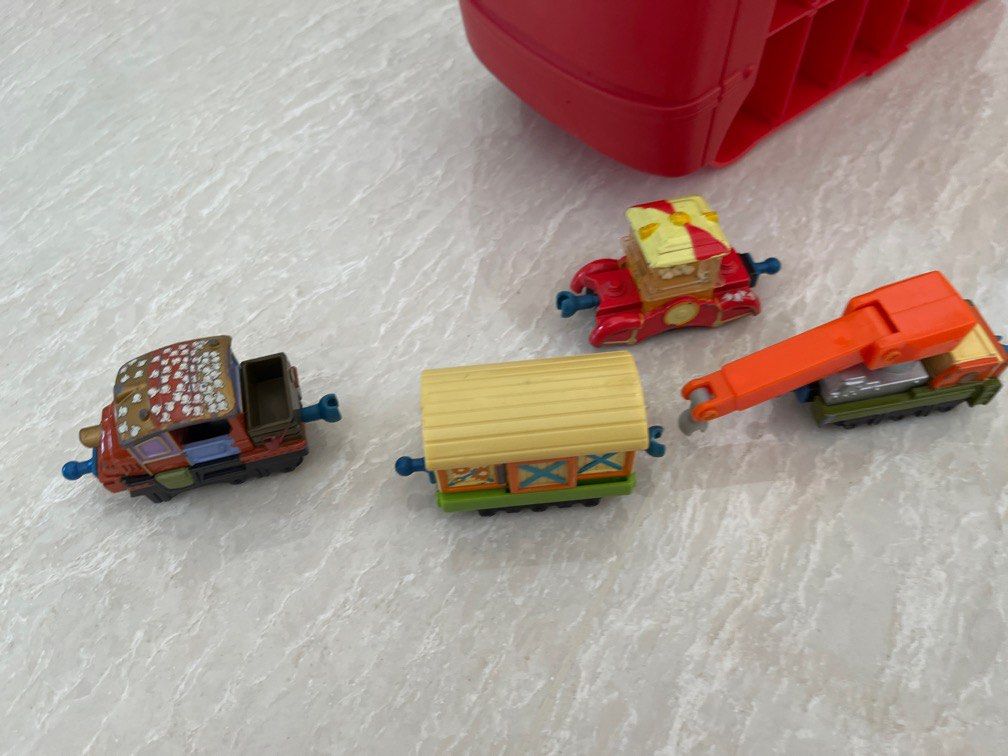Chuggington train box with trains, Hobbies & Toys, Toys & Games on ...