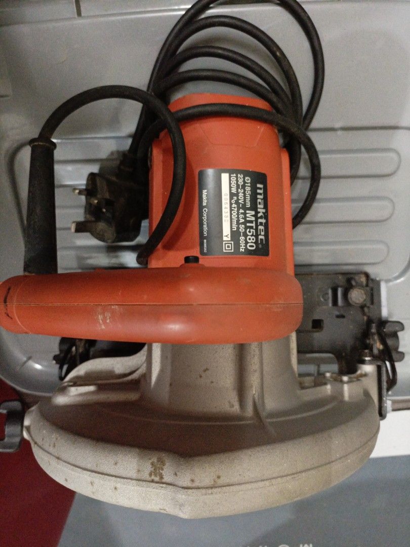 Circular Saw - maktec MT580 by Makita, 4 F-Clamps, in box, Furniture ...