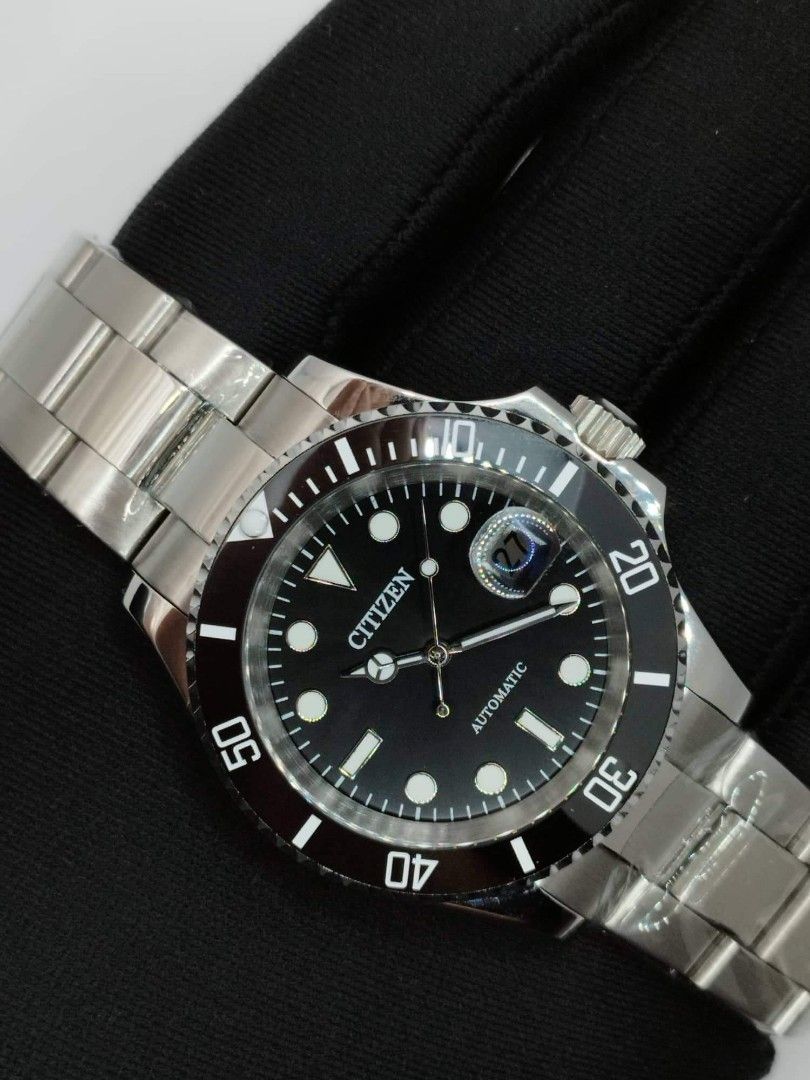 Citizen black submariner, Men's Fashion, Watches & Accessories, Watches ...