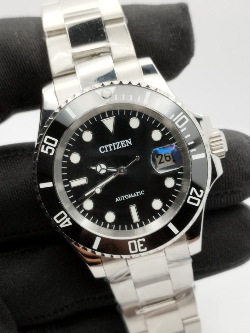 Citizen black submariner, Men's Fashion, Watches & Accessories, Watches ...