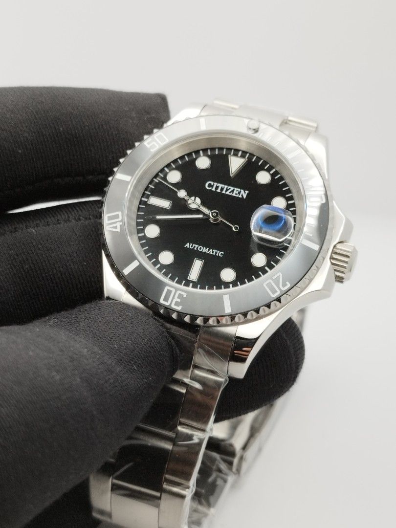 Citizen black submariner, Men's Fashion, Watches & Accessories, Watches ...