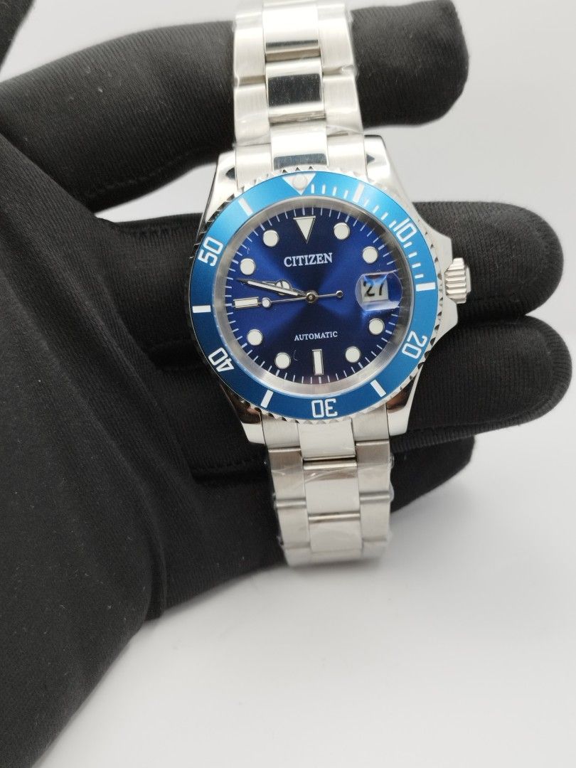 Citizen smurf submariner, Men's Fashion, Watches & Accessories, Watches ...