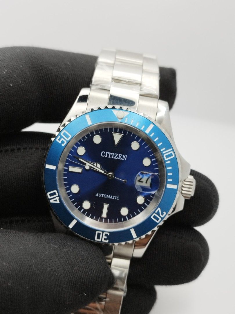 Citizen smurf submariner, Men's Fashion, Watches & Accessories, Watches ...