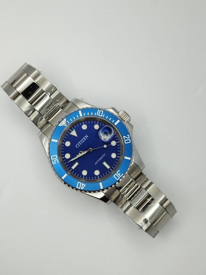 Citizen smurf submariner, Men's Fashion, Watches & Accessories, Watches ...