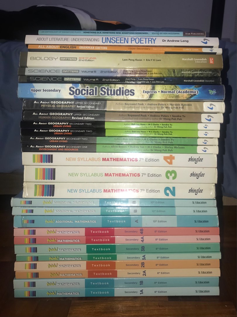 clearing sec 1-4 textbooks!, Hobbies & Toys, Books & Magazines ...