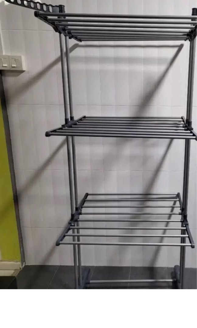 Clothes Drying Rack (dismantle), Furniture & Home Living, Home ...