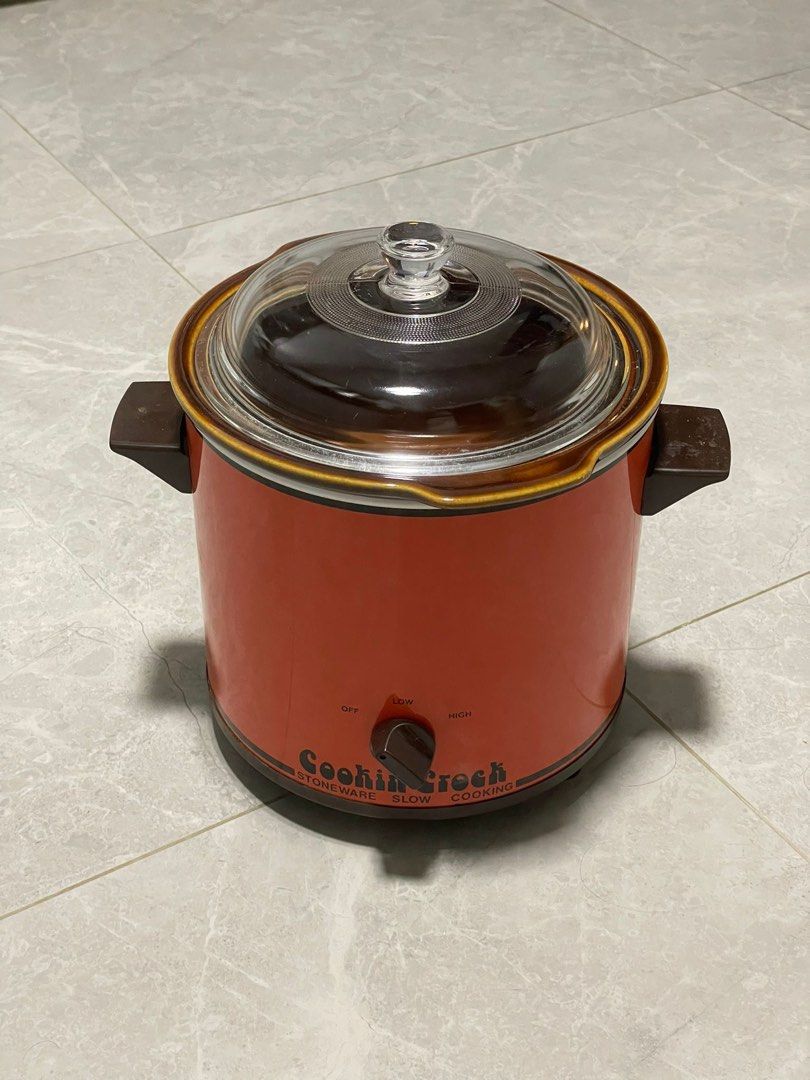 Cooking crock stoneware slow cooker crockery, TV & Home Appliances ...
