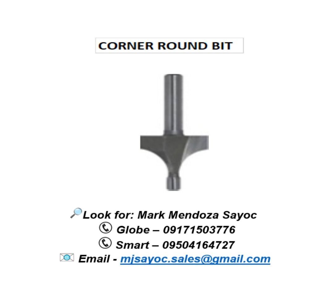 CORNER ROUND BIT, Commercial & Industrial, Construction Tools ...