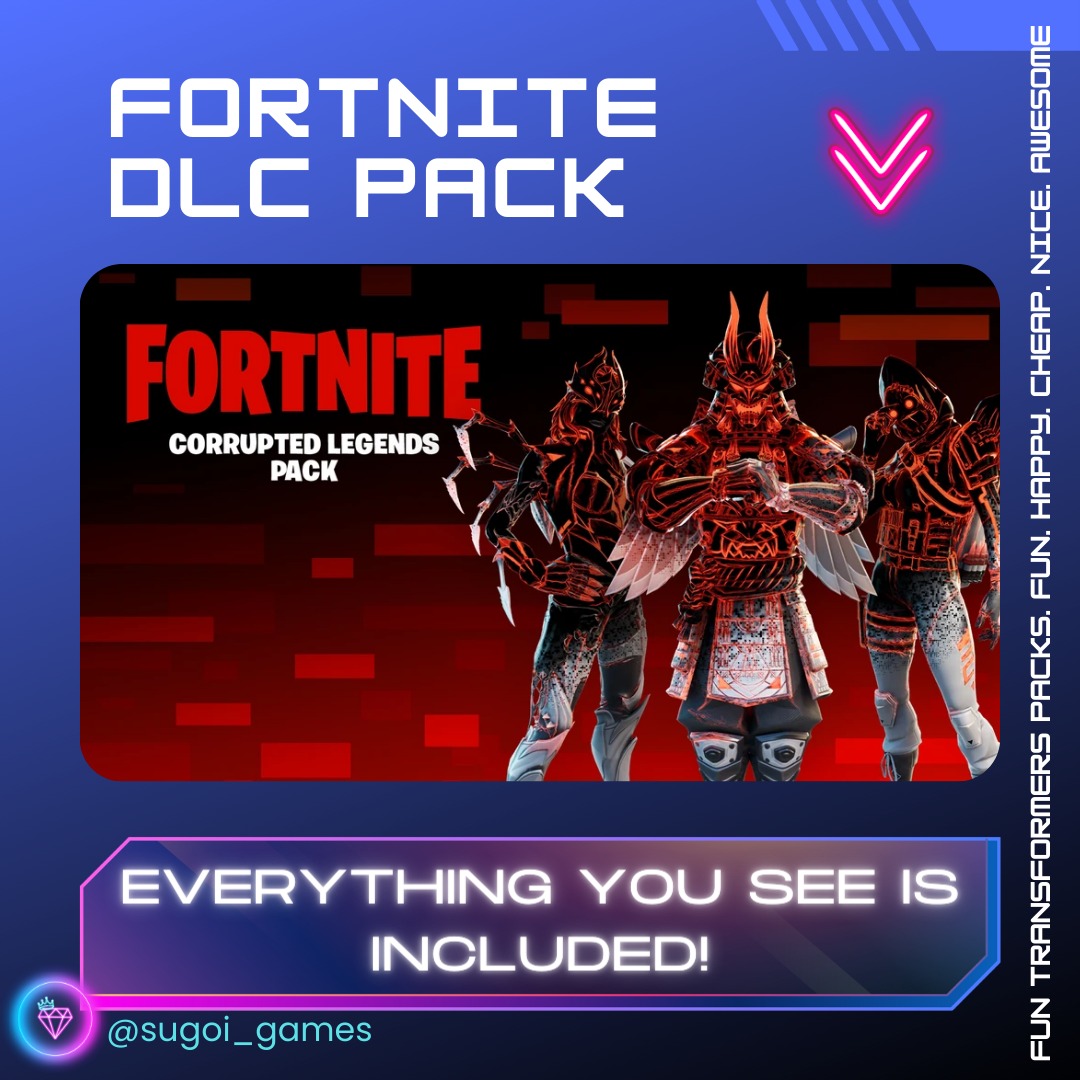 Corrupted Legends Pack | Fortnite DLC/Add-on | Login Required |, Video ...