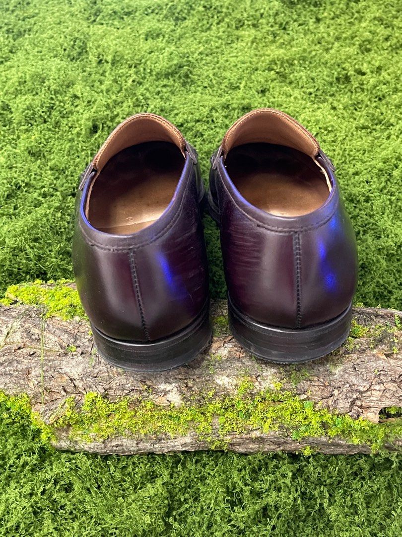 Crockett and Jones Boston Loafers (Burgundy), Men's Fashion, Footwear ...