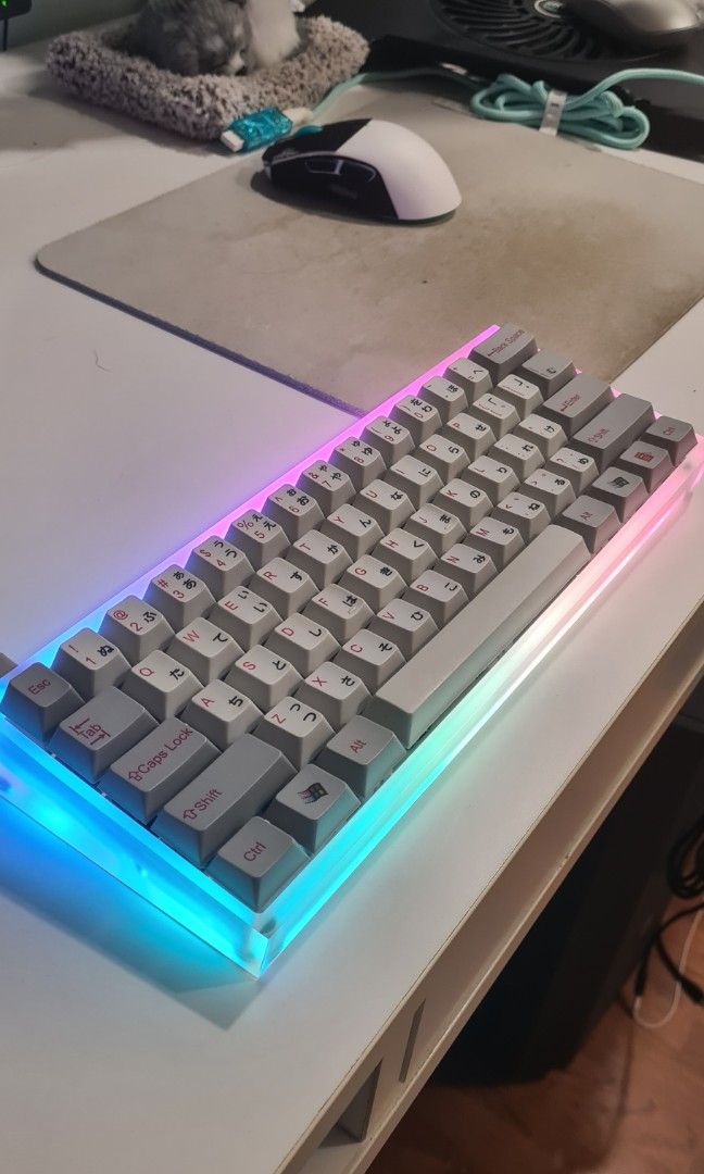custom 60% keyboard | tofu 60 acrylic, Computers & Tech, Parts ...