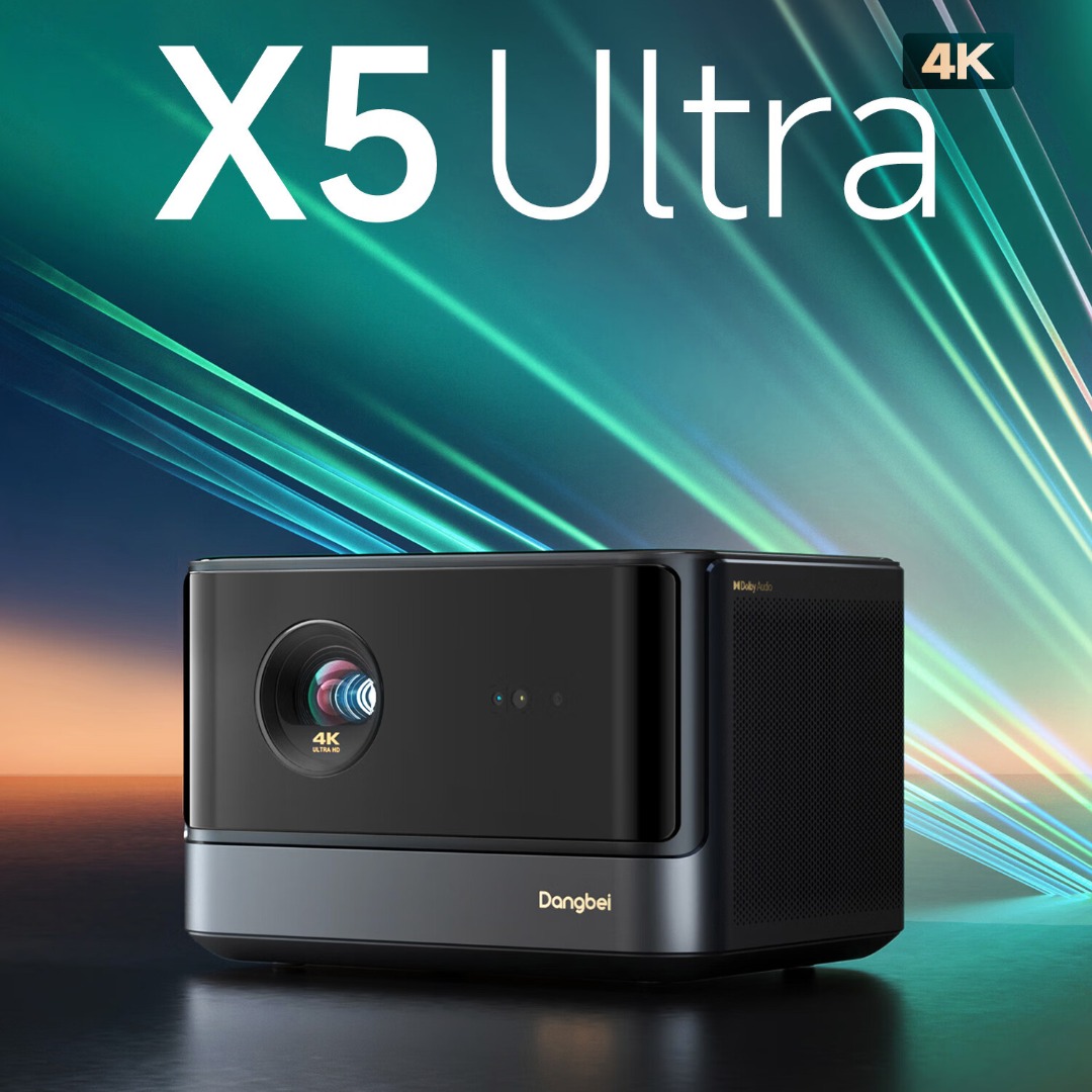 Dangbei X5-Ultra 4K Projector | 2500 CVIA Lumens | MT9679 6GB 128GB | Hi-Fi Subwoofer Stereo ...