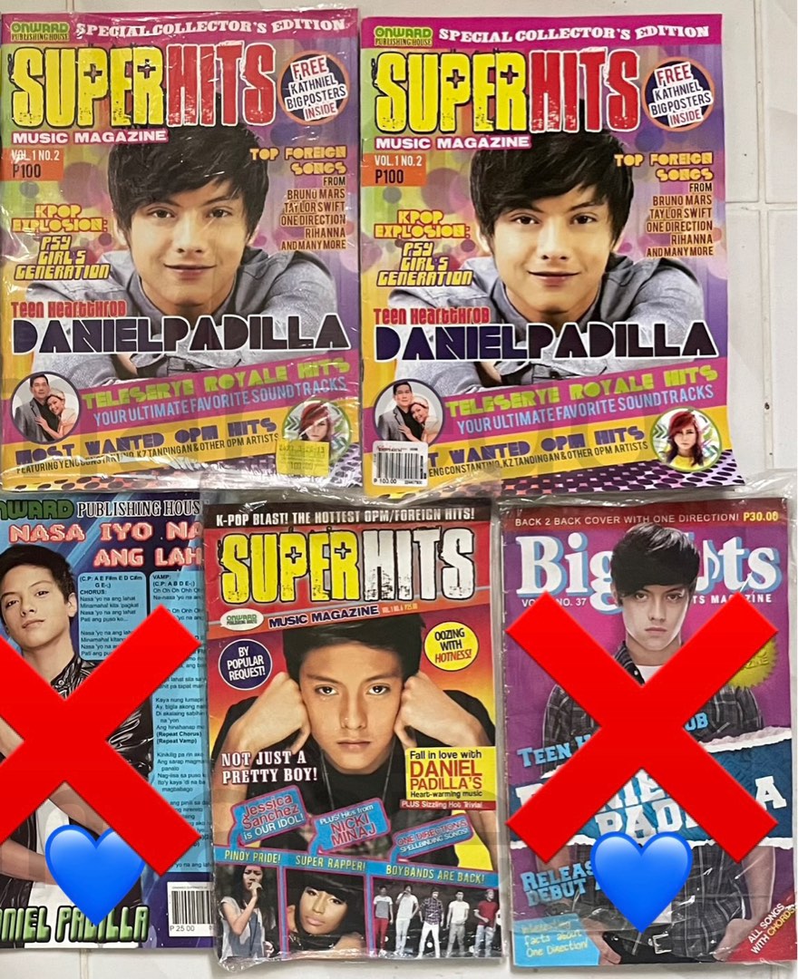 Daniel Padilla Magazine (Songhits), Hobbies & Toys, Books & Magazines ...