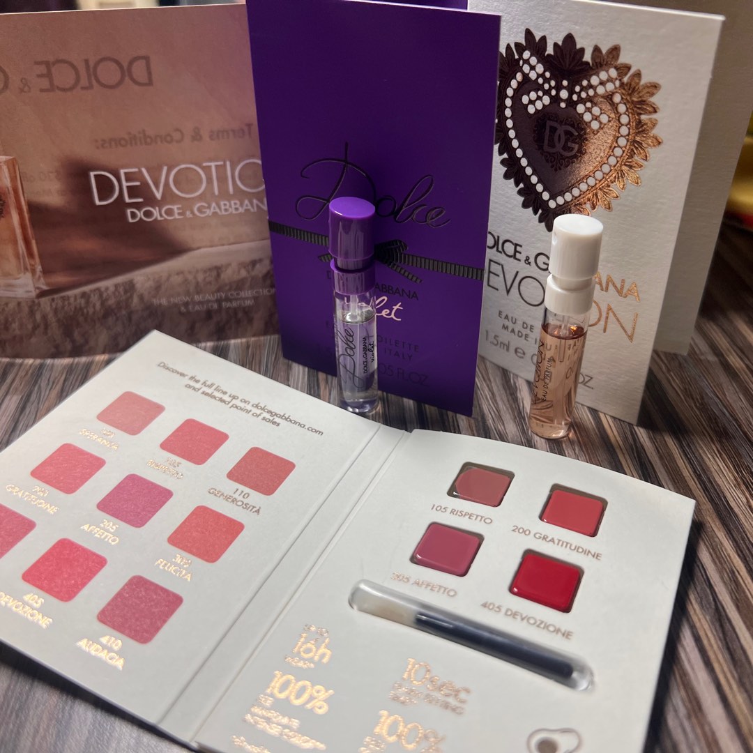 D&G sample set, Beauty & Personal Care, Fragrance & Deodorants on Carousell