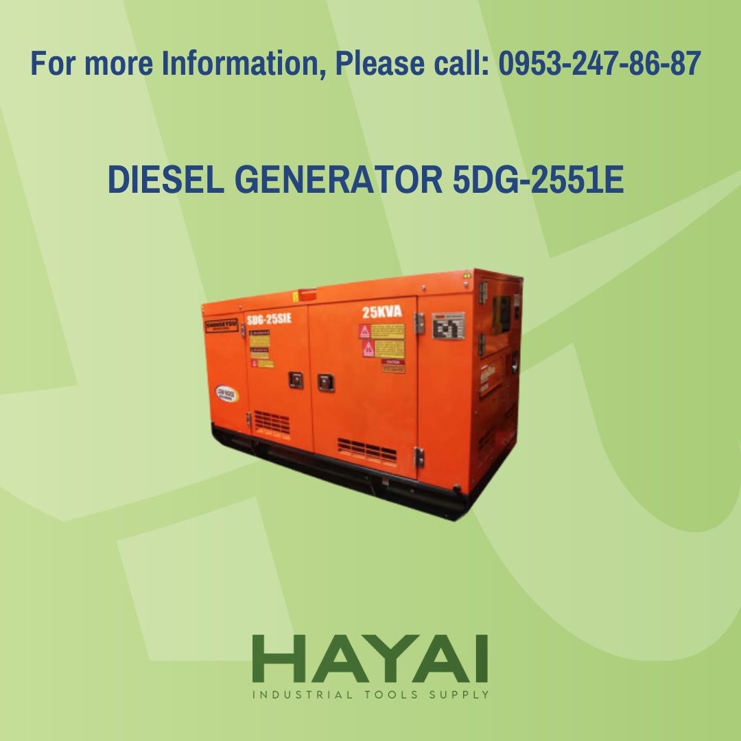 DIESEL GENERATOR 5DG-2551E, Commercial & Industrial, Construction Tools ...