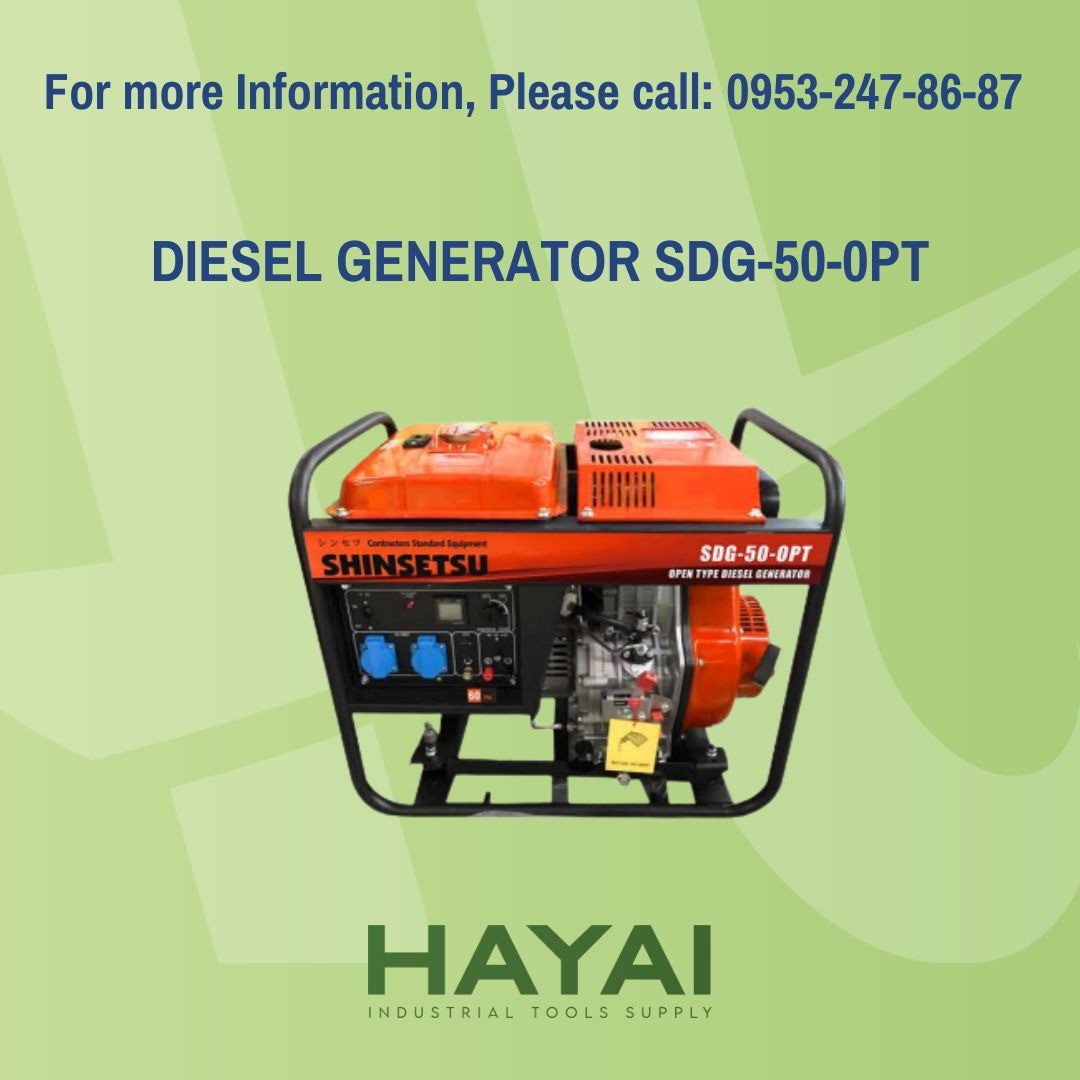 DIESEL GENERATOR SDG-50-0PT, Commercial & Industrial, Construction ...