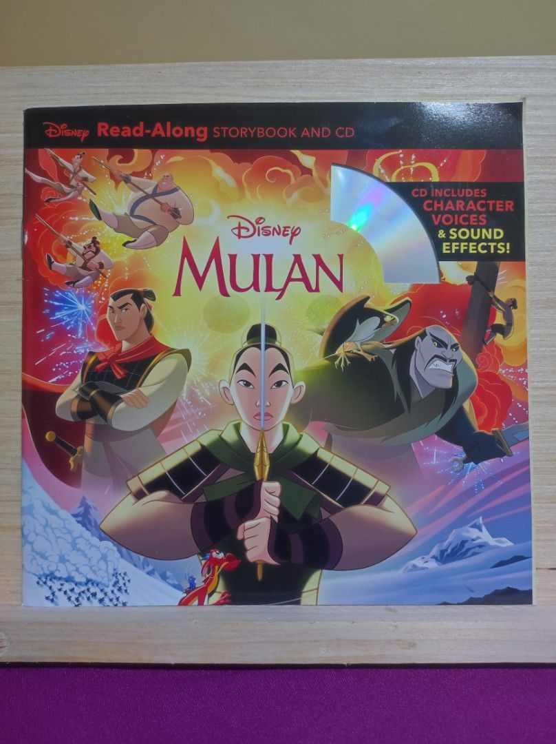 Disney Mulan collection 3 books and 1 Limited edition cassette OST tape ...