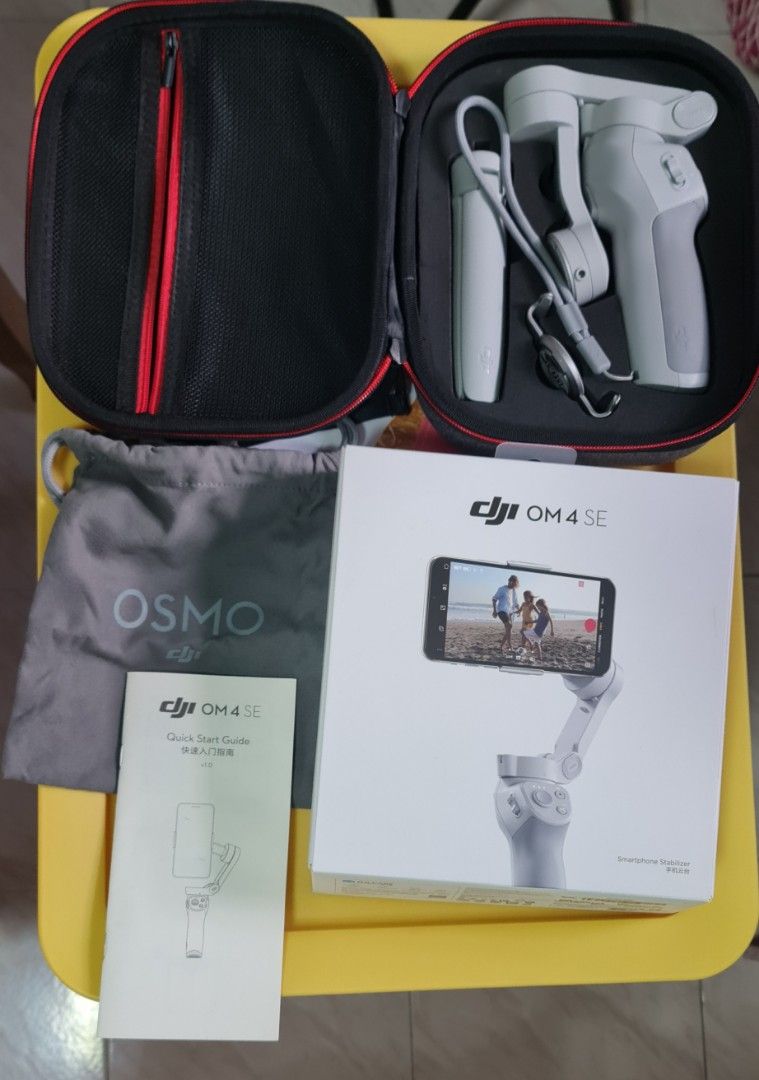 DJI OM 4 SE - Handheld 3-Axis Smartphone Gimbal Foldable Stabilizer Ideal for Vlogging ...